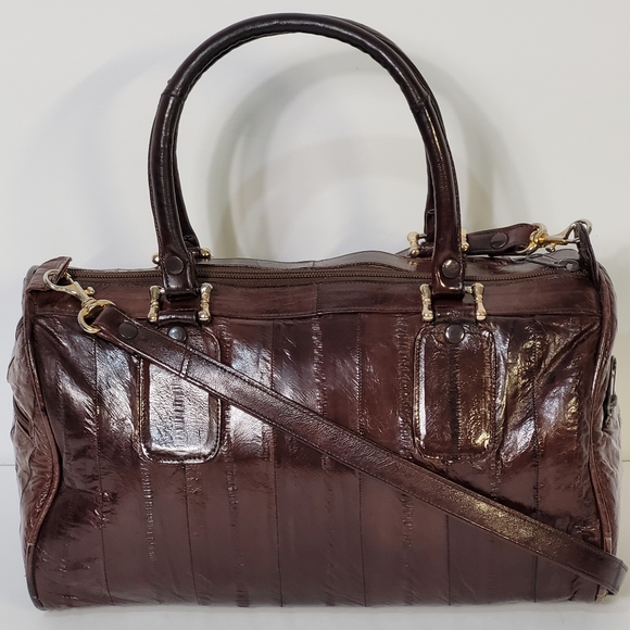 Bags | Genuine Eel Skin Handbag | Poshmark